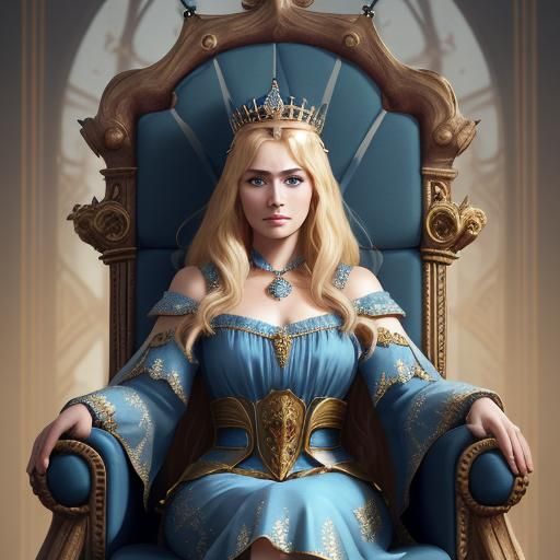 Beautiful fantasy medieval queen. - AI Generated Artwork - NightCafe ...