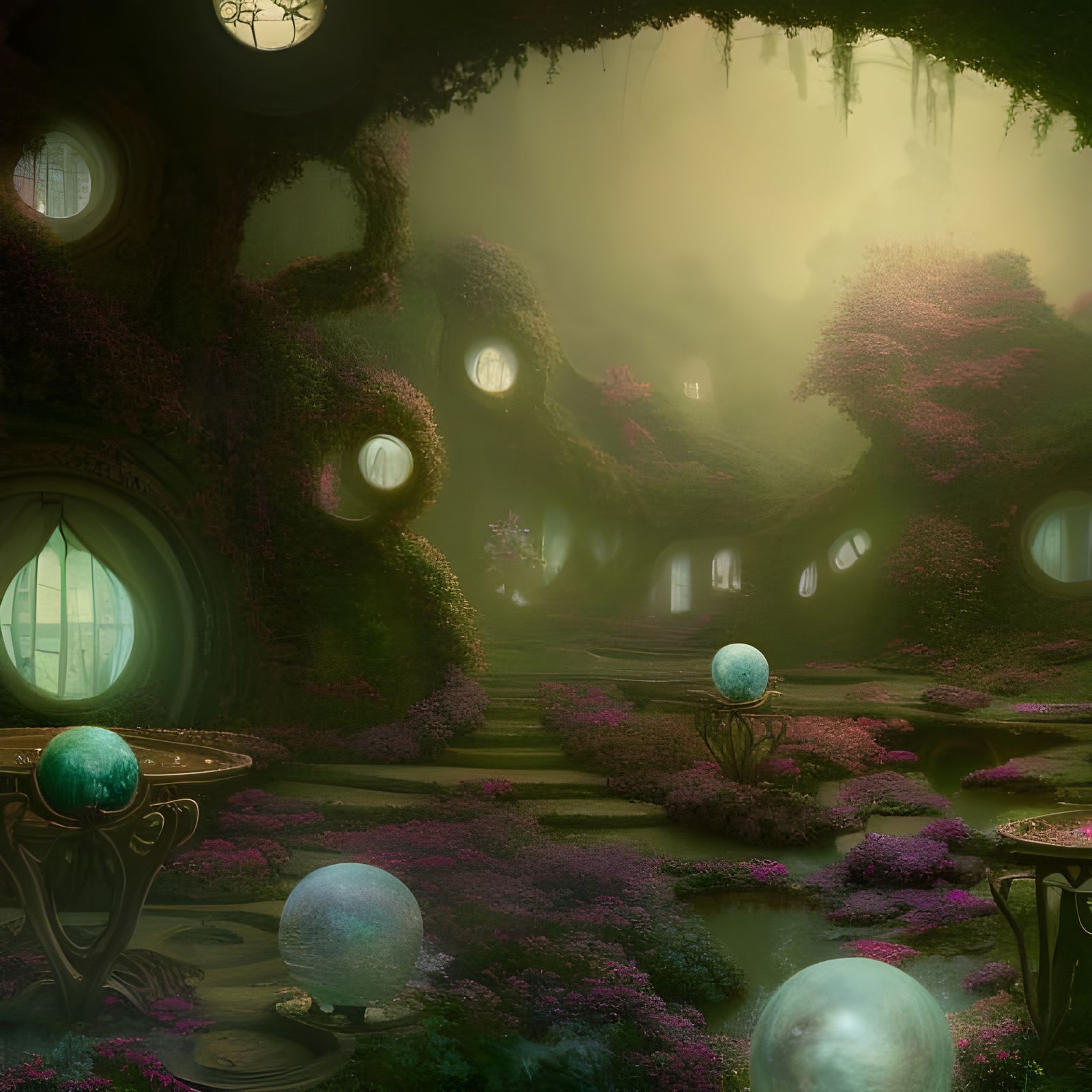 Secret Garden - AI Generated Artwork - NightCafe Creator