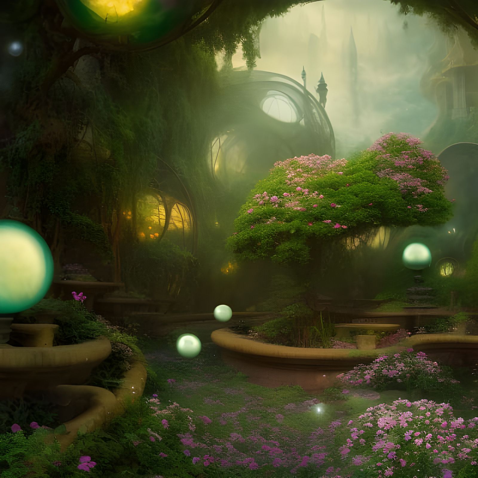 Secret Garden - AI Generated Artwork - NightCafe Creator