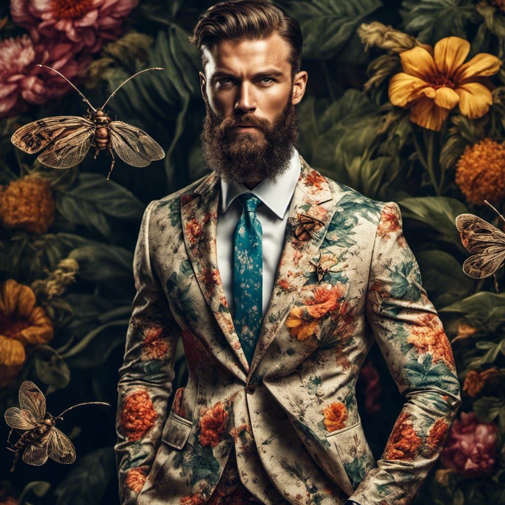 Dapper Series: Flowers and Insects - AI Generated Artwork - NightCafe ...