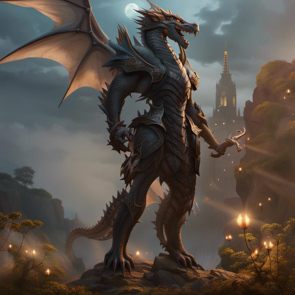 dragon man - AI Generated Artwork - NightCafe Creator