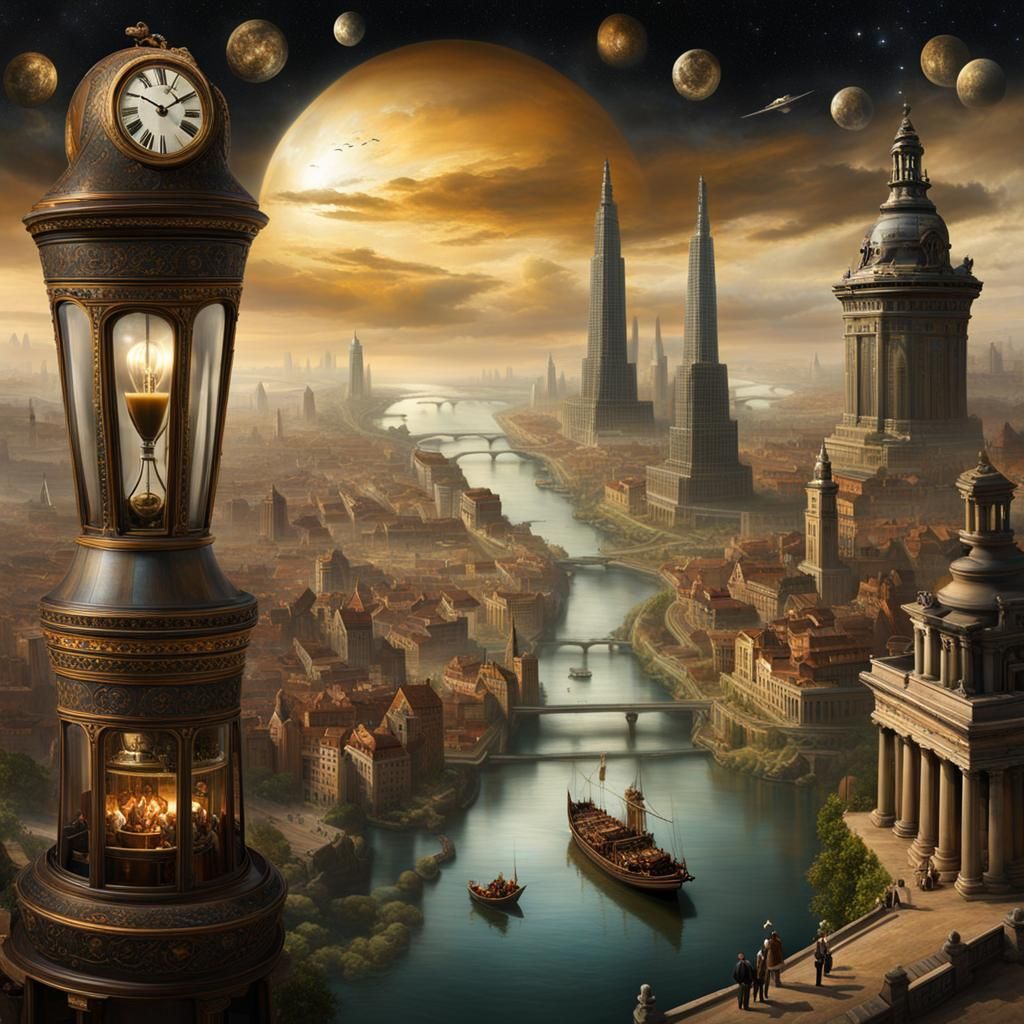 Time and its mysteries...⌚ - AI Generated Artwork - NightCafe Creator