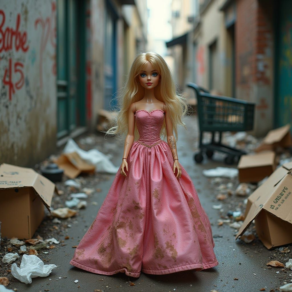 Sleeping Rough Barbie - Sleeping Rough Barbie
