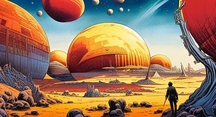 Strange spheres - AI Generated Artwork - NightCafe Creator