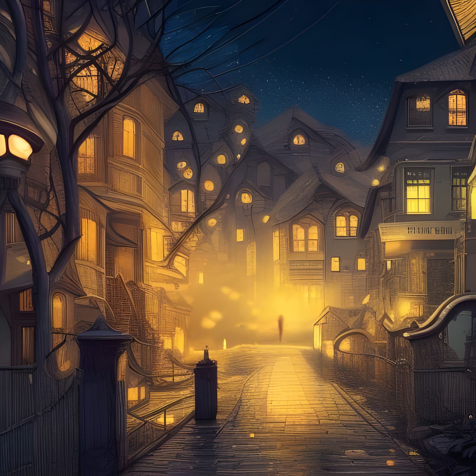 BRIGHT NIGHT MIGHT BE IN SIGHT - AI Generated Artwork - NightCafe Creator