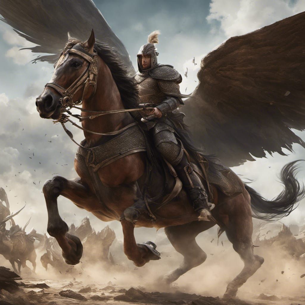 Fell Beast's Ambush Rohirrim Under Attack - AI Generated Artwork ...