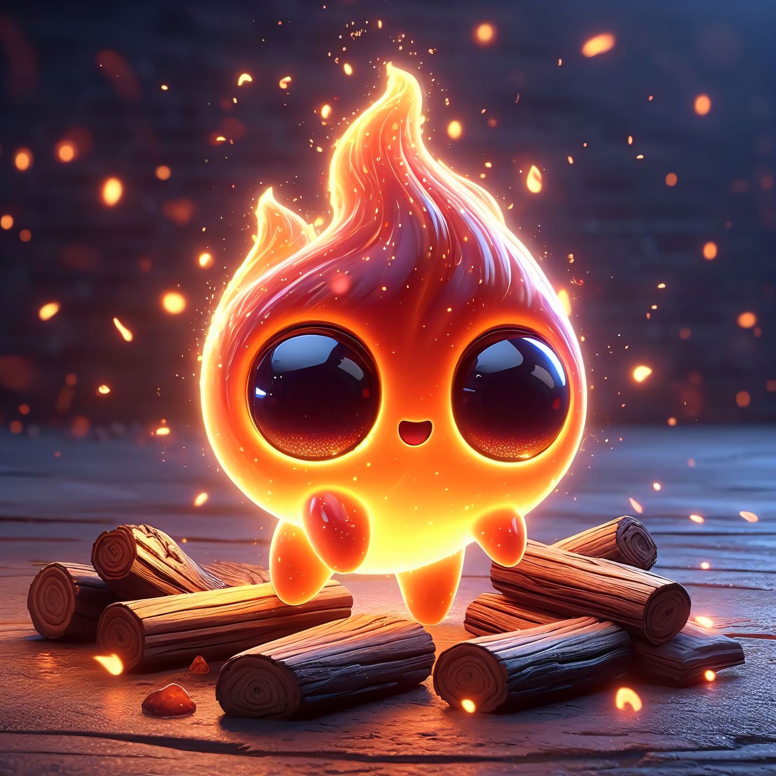 C&K Emberly the Flame - AI Generated Artwork - NightCafe Creator