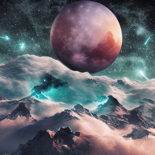 Moonscape - AI Generated Artwork - NightCafe Creator