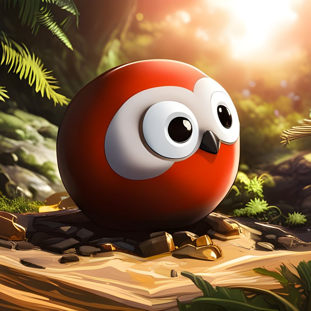 Roly-poly Rowlet - AI Generated Artwork - NightCafe Creator