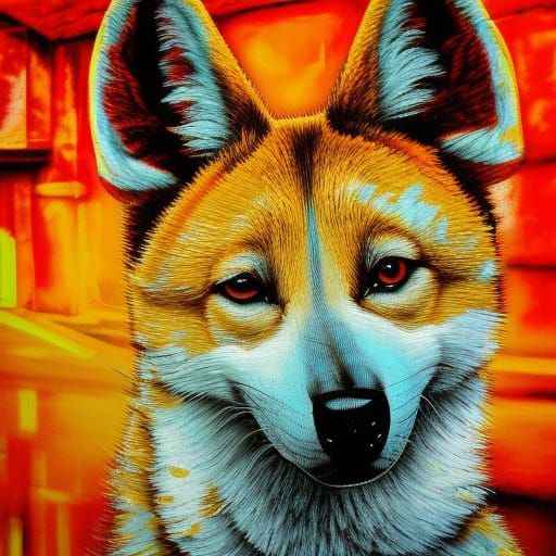 Australian Dingo - AI Generated Artwork - NightCafe Creator
