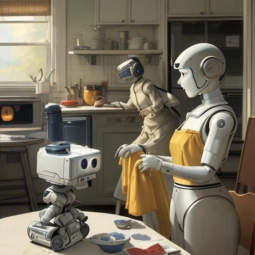 16k resolution, art by Norman Rockwell, Edward Hopper, everyday life ...