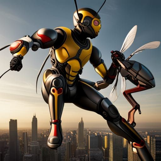 Wasp Armor 2.0 - AI Generated Artwork - NightCafe Creator