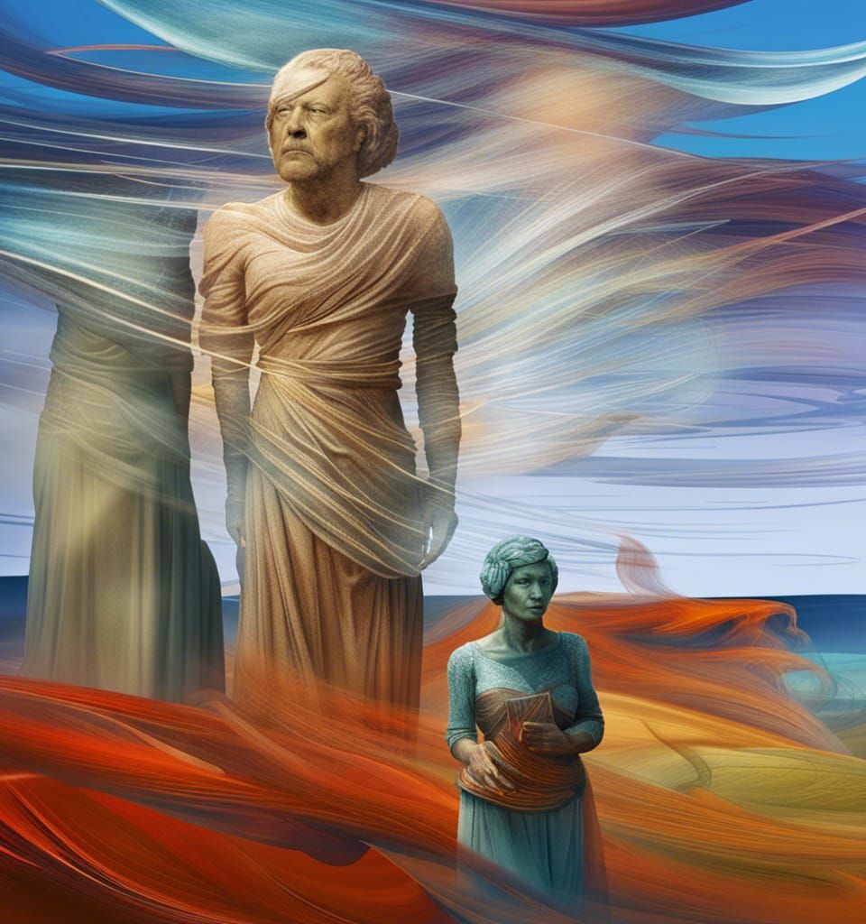 "''The wind Undecided Rolls a cigarette of air'' / 8k resolution ...