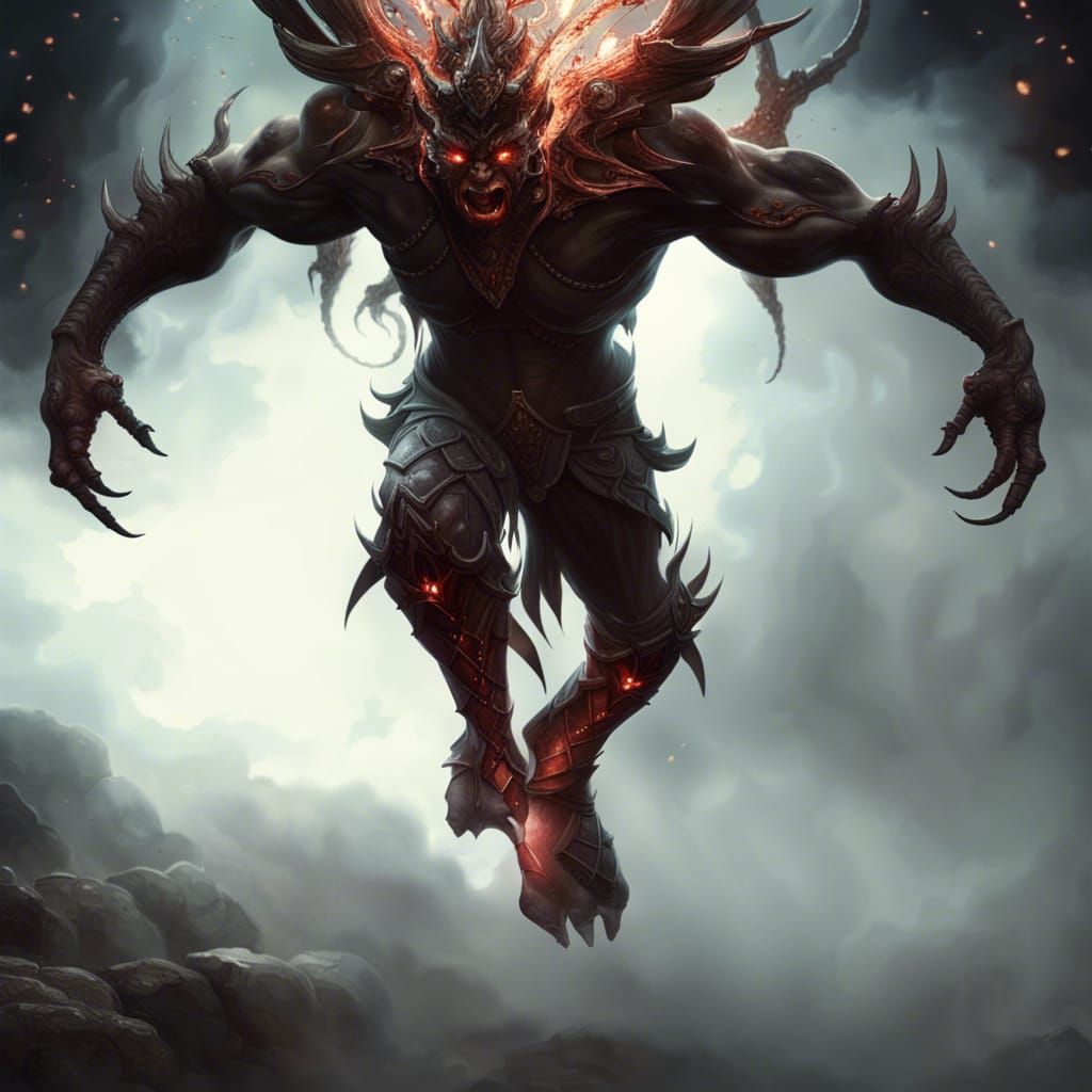 Demon - AI Generated Artwork - NightCafe Creator