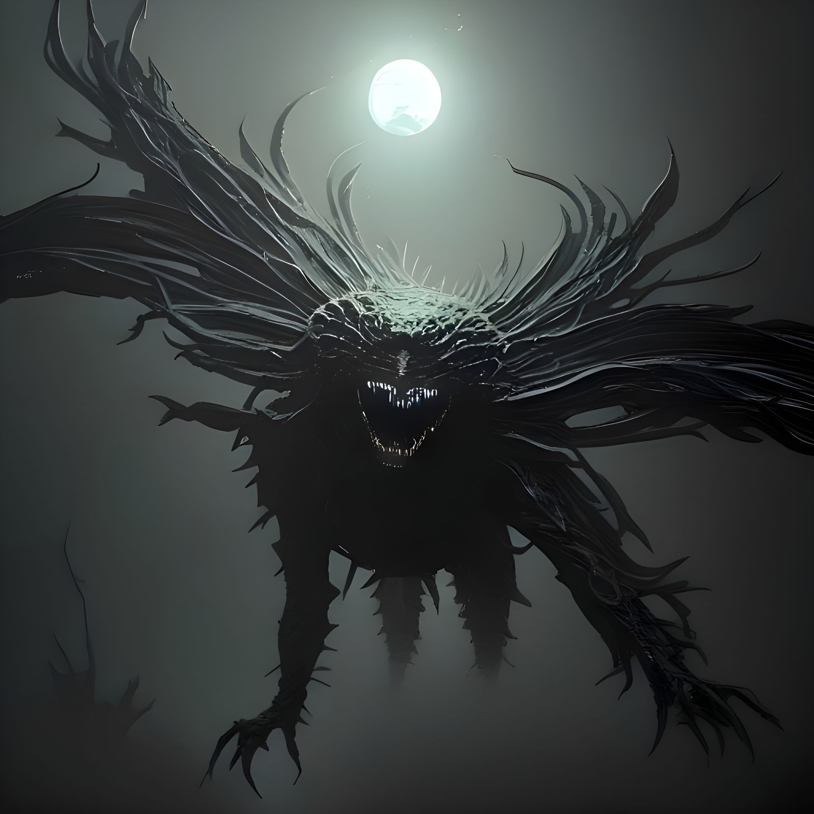 Mothman - AI Generated Artwork - NightCafe Creator