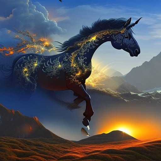 unique unicorn - AI Generated Artwork - NightCafe Creator