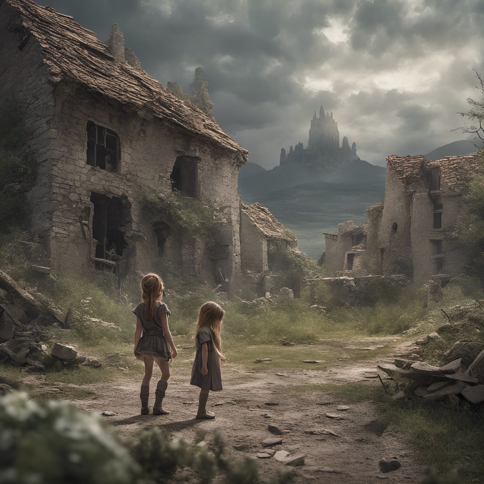 Orphans - AI Generated Artwork - NightCafe Creator