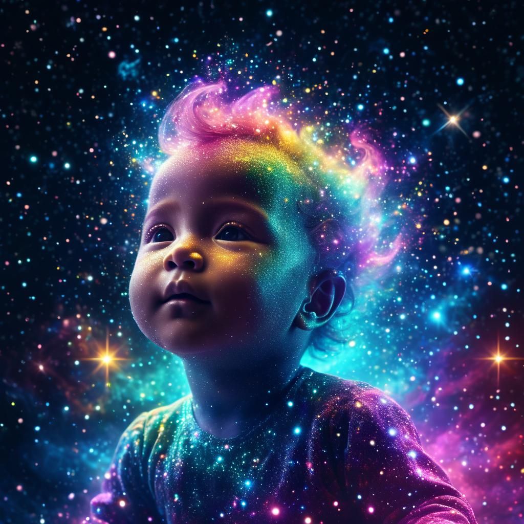 Celestial Child - AI Generated Artwork - NightCafe Creator