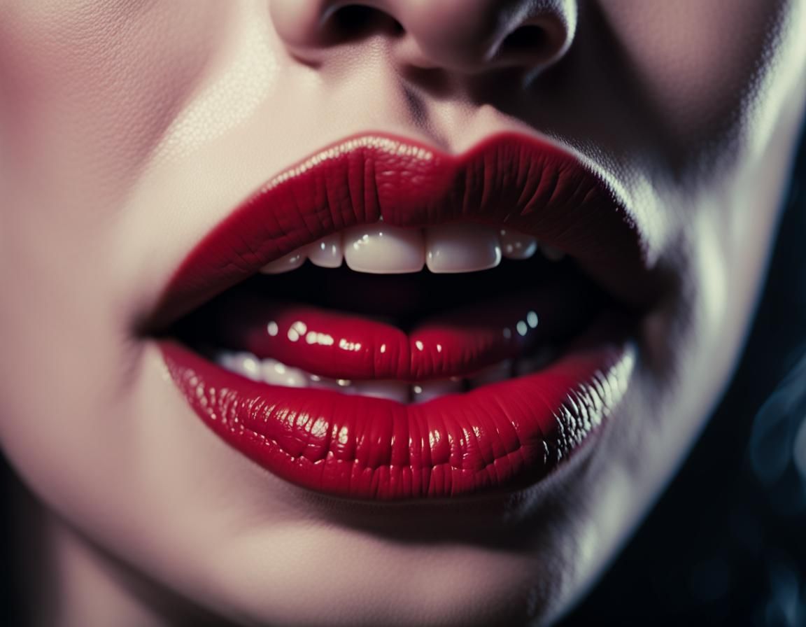 Singing Lips - AI Generated Artwork - NightCafe Creator