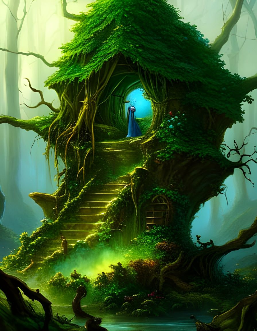 Fairy Forest - AI Generated Artwork - NightCafe Creator