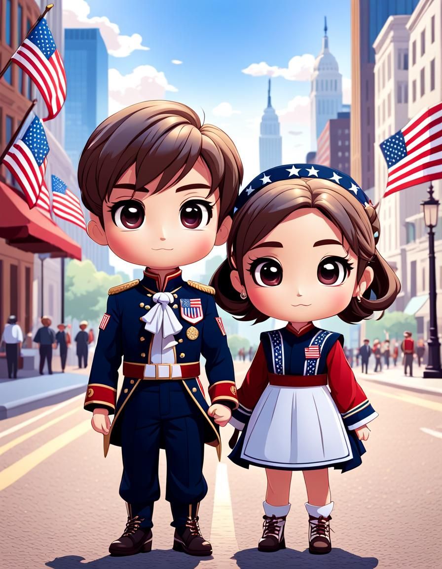 Mini Patriots: Chibi Adventures in DC - AI Generated Artwork ...