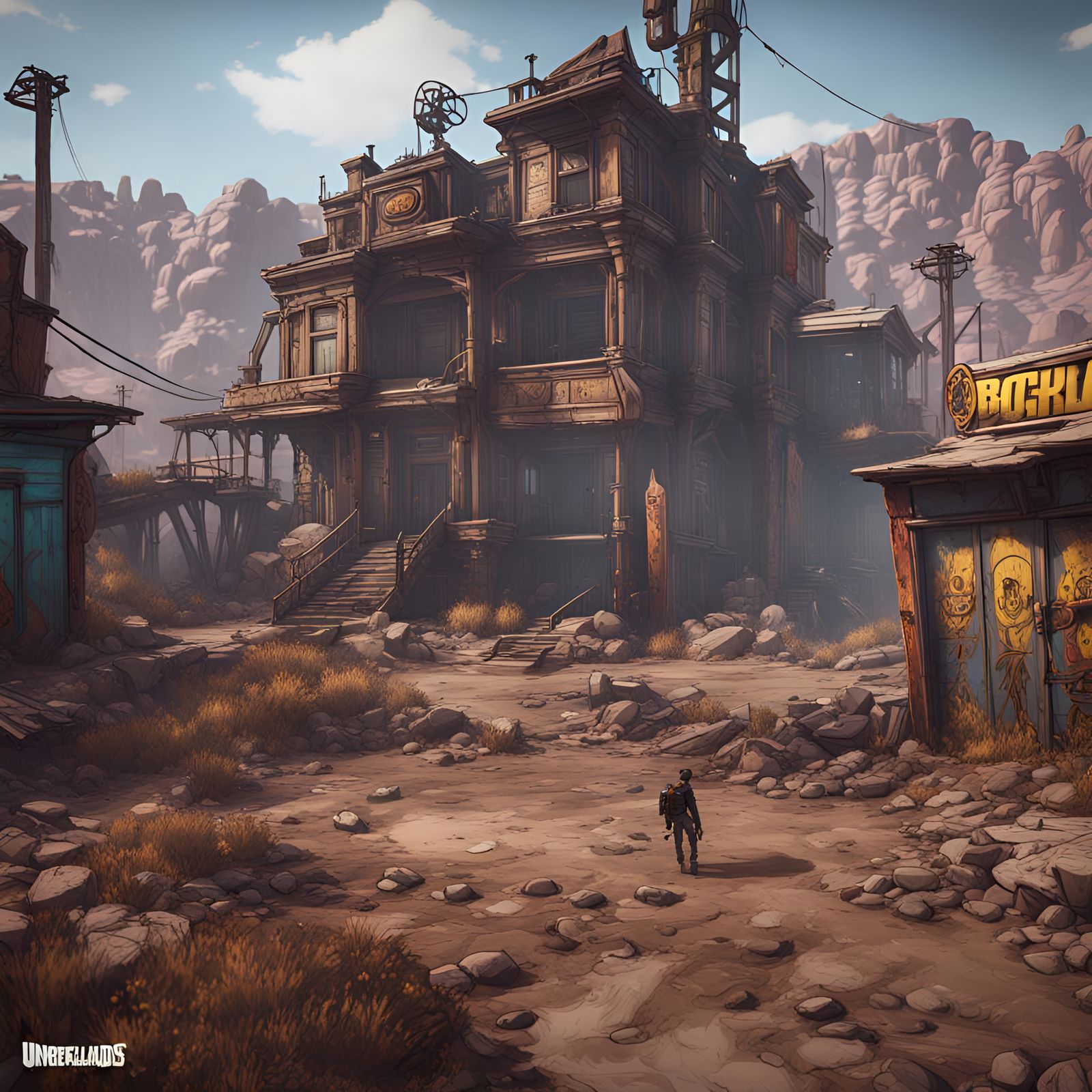 borderlands - AI Generated Artwork - NightCafe Creator