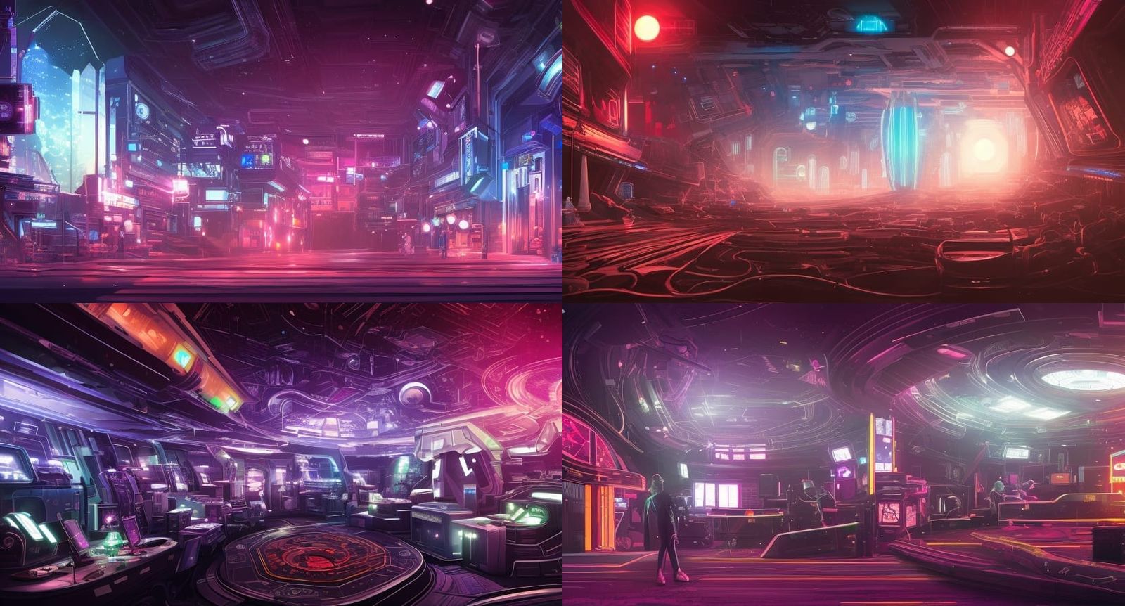 Space Casino, in Space 8k resolution concept art hyperdetailed ...