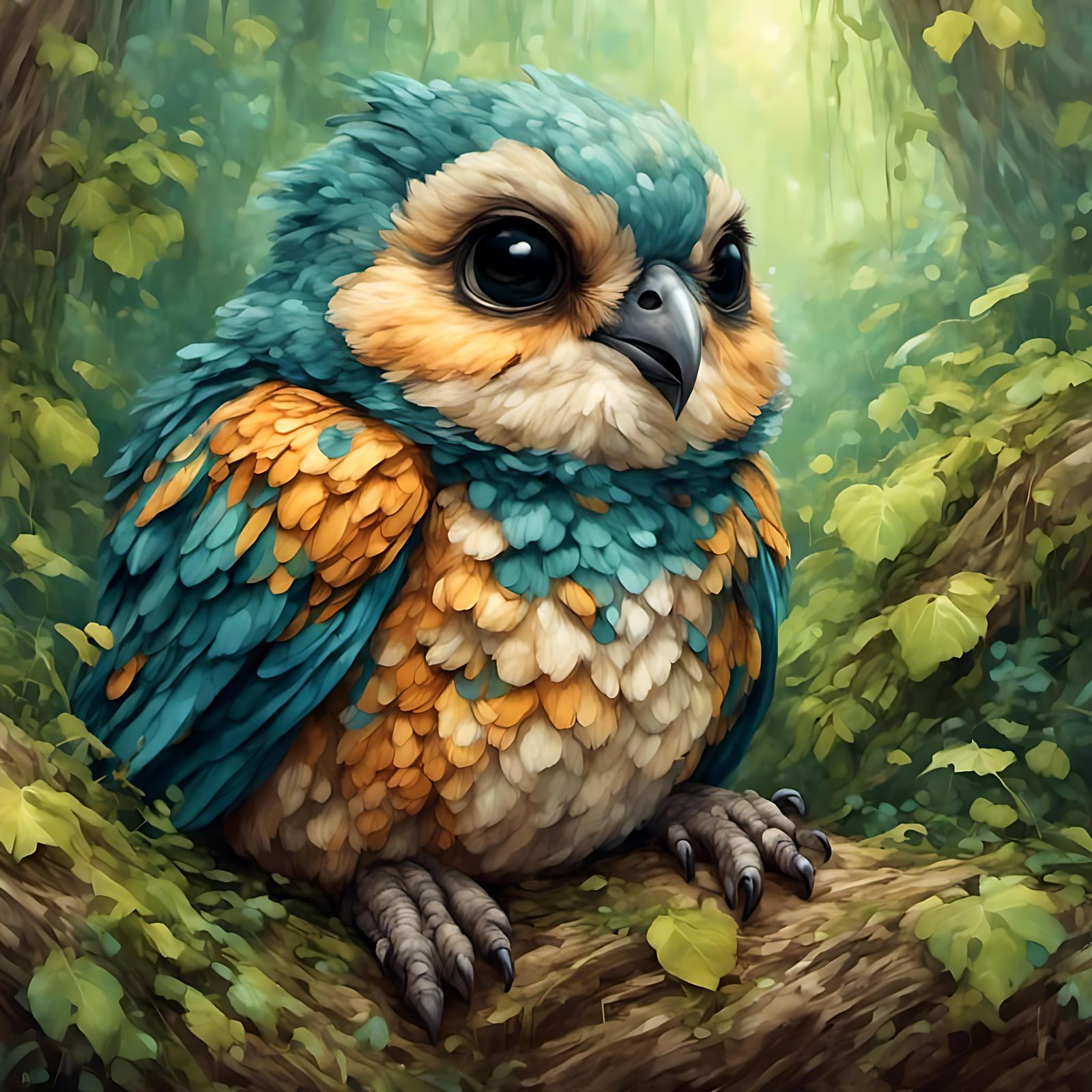 Imaginary Chubby Bird - AI Generated Artwork - NightCafe Creator