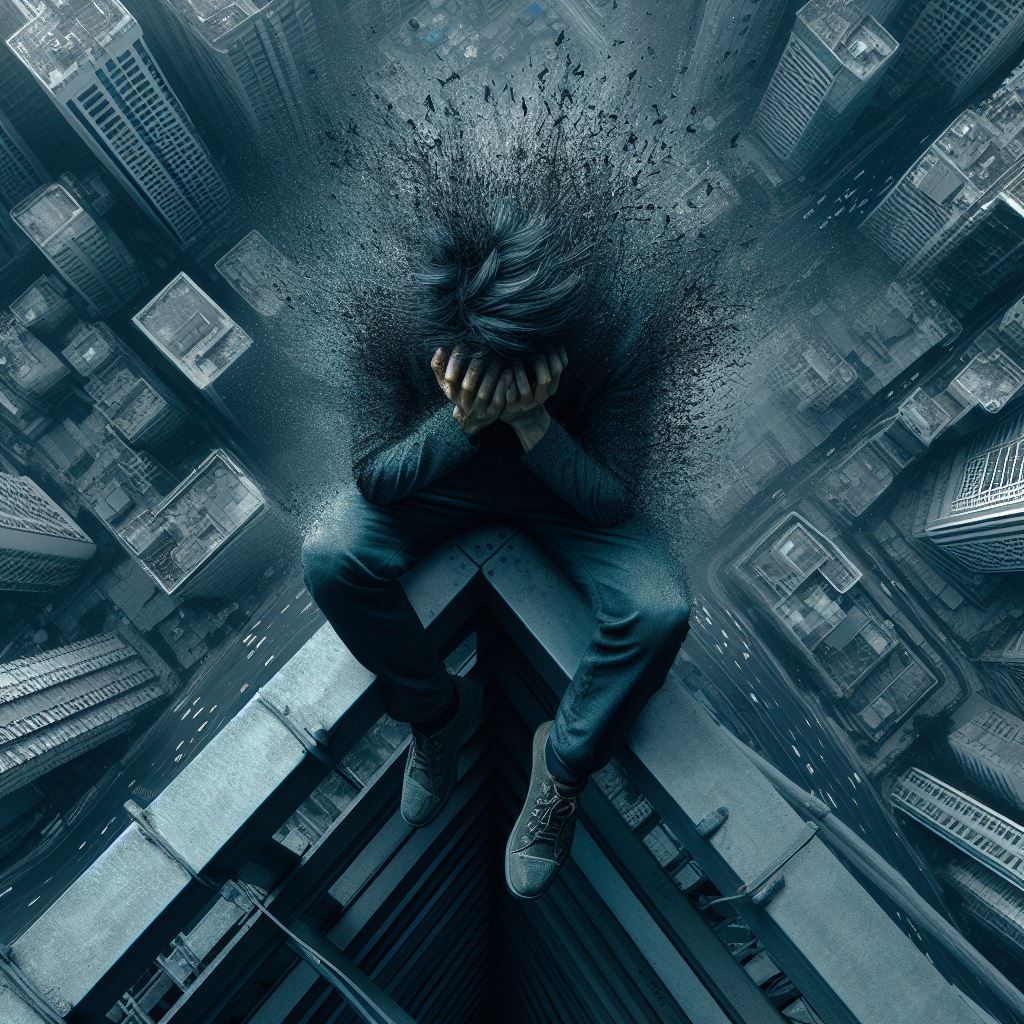 The Phobia Project : Acrophobia - AI Generated Artwork - NightCafe Creator