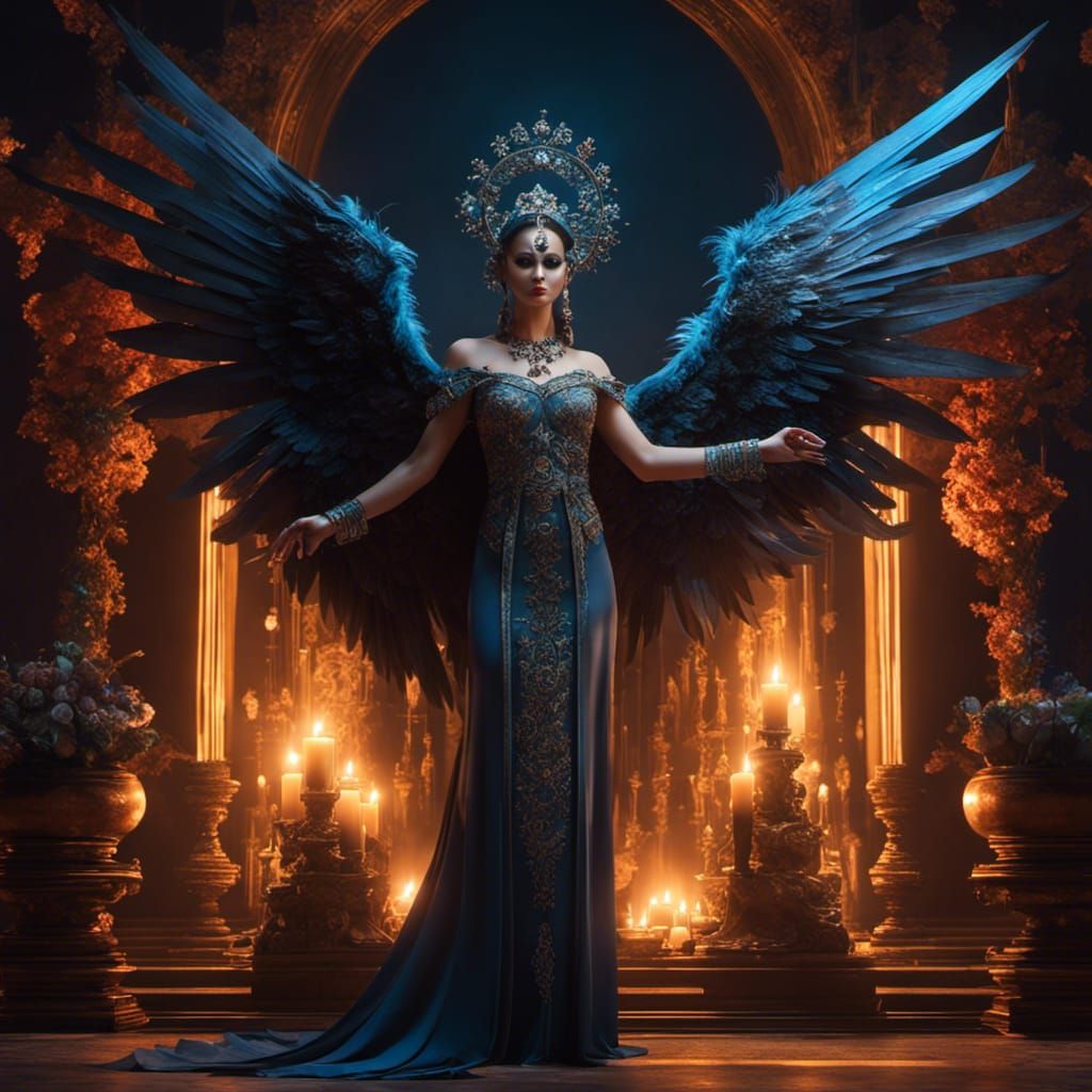 Angel at the Altar - AI Generated Artwork - NightCafe Creator