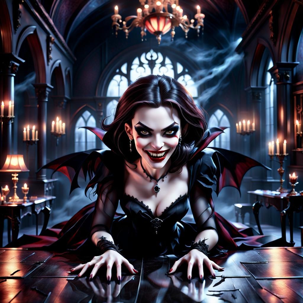 Vampiress - AI Generated Artwork - NightCafe Creator