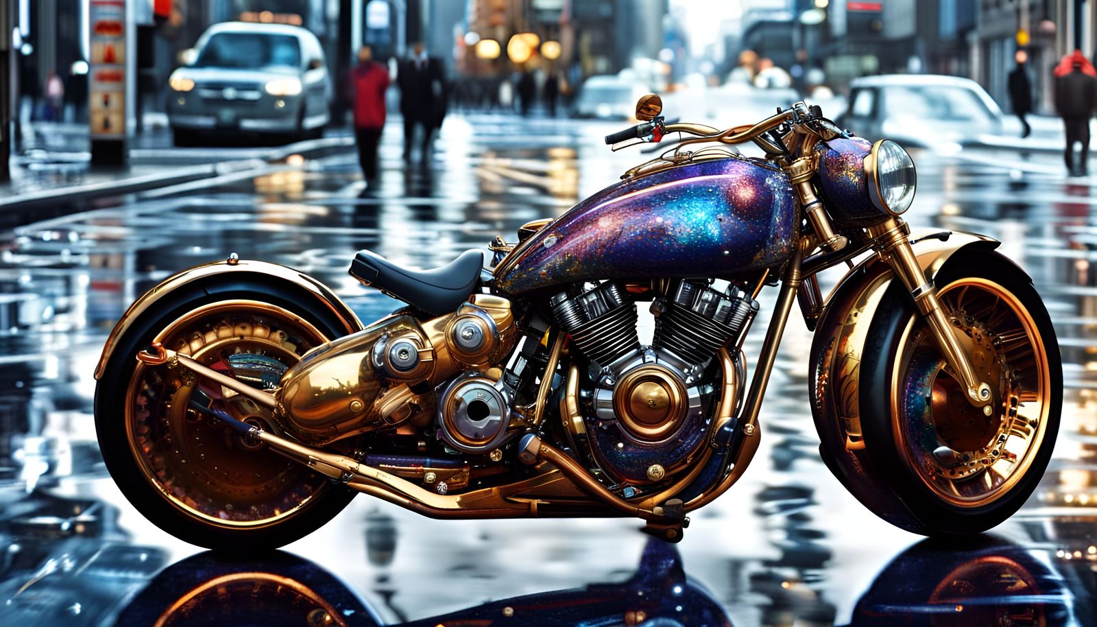 Motorcycles challenge - AI Generated Artwork - NightCafe Creator