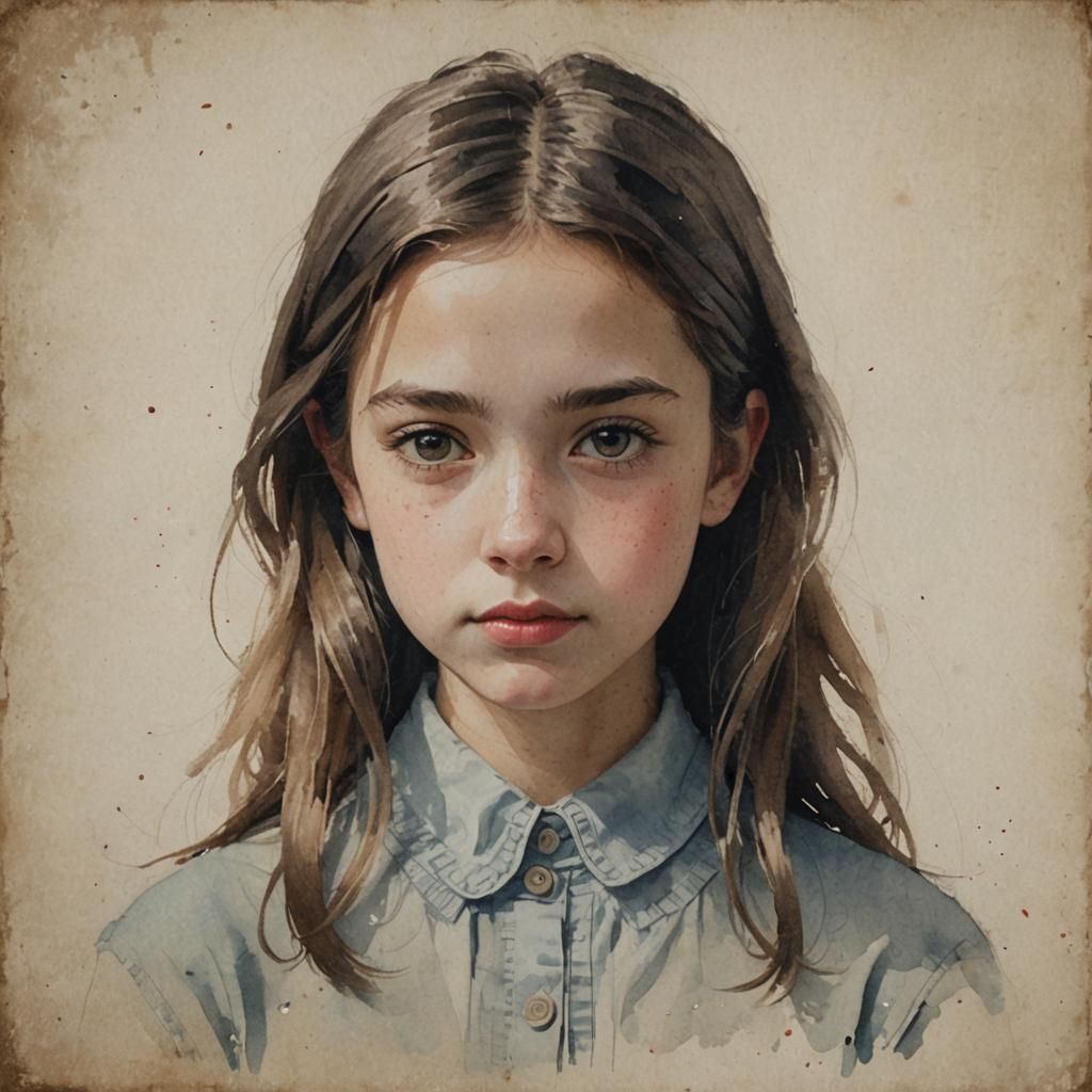Girl portrait - AI Generated Artwork - NightCafe Creator
