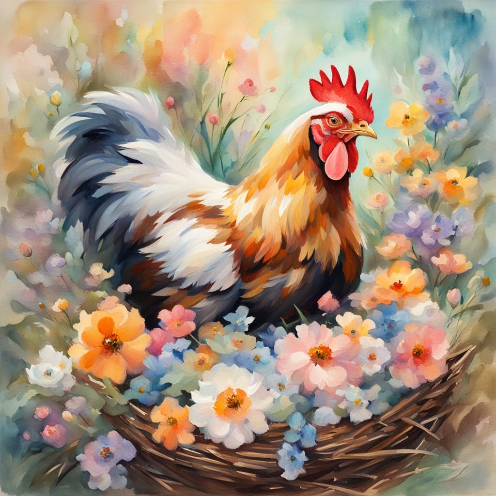 Chicken - AI Generated Artwork - NightCafe Creator