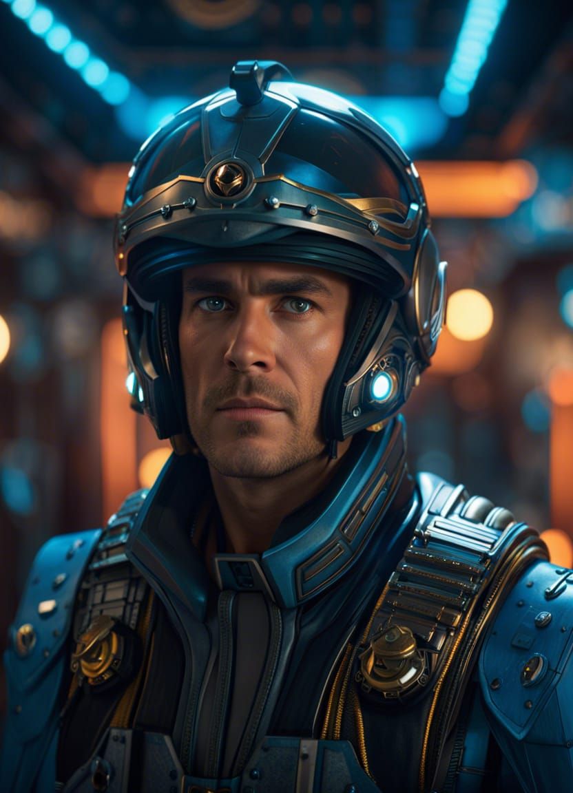 Fleet Pilot - AI Generated Artwork - NightCafe Creator