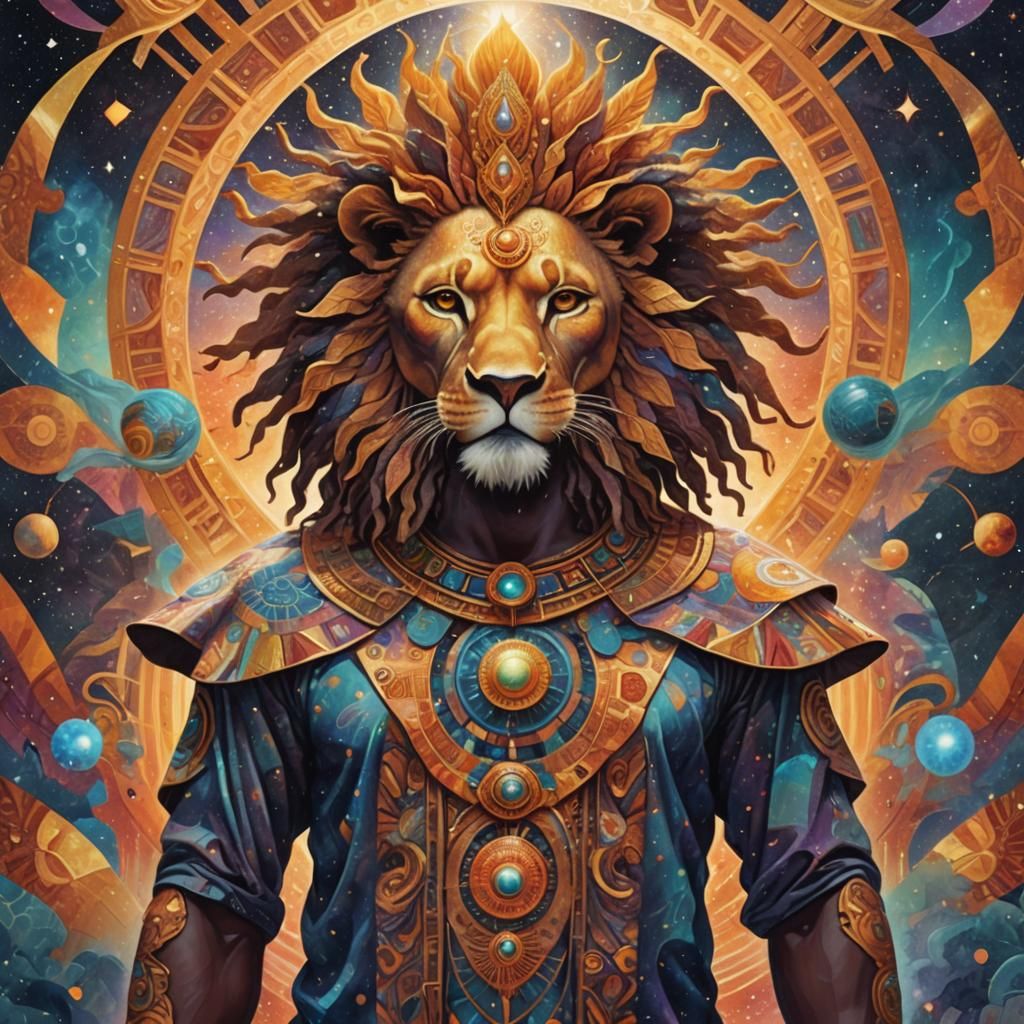 The lion god - AI Generated Artwork - NightCafe Creator