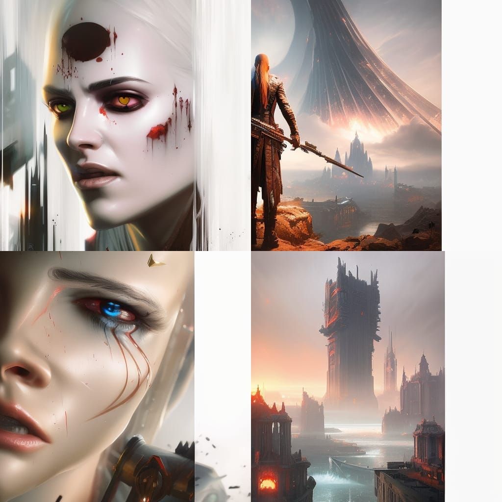 Hyperrealistic, splash art, concept art, mid shot, intricately detailed ...