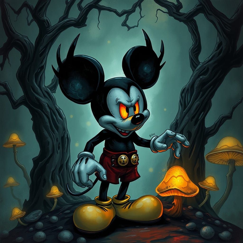 Mickey has a dark side - Mickey has a dark side