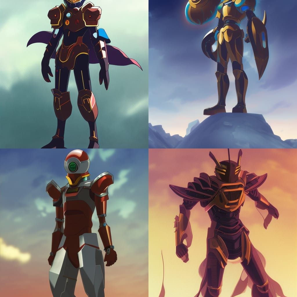 hero armor for a hero who can control metal - AI Generated Artwork ...