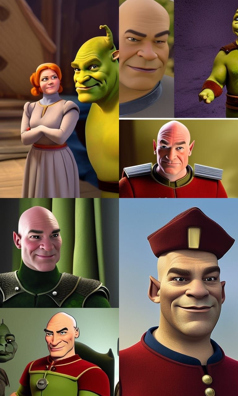Star Shrek - AI Generated Artwork - NightCafe Creator