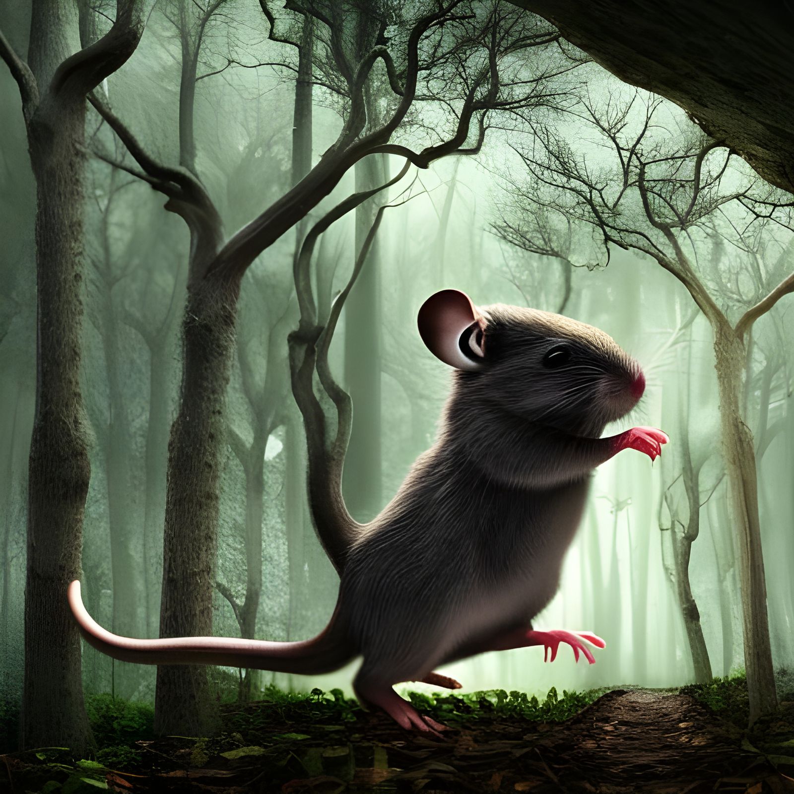 running rat - AI Generated Artwork - NightCafe Creator