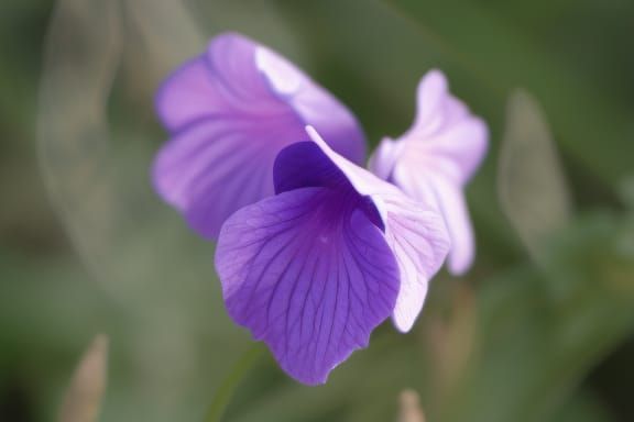 A stunning single violet Viola odorata - AI Generated Artwork ...