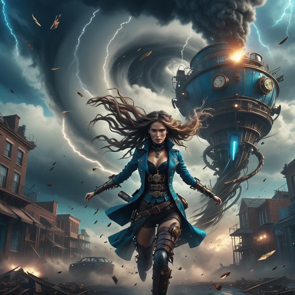 Time Machine out of Control - AI Generated Artwork - NightCafe Creator