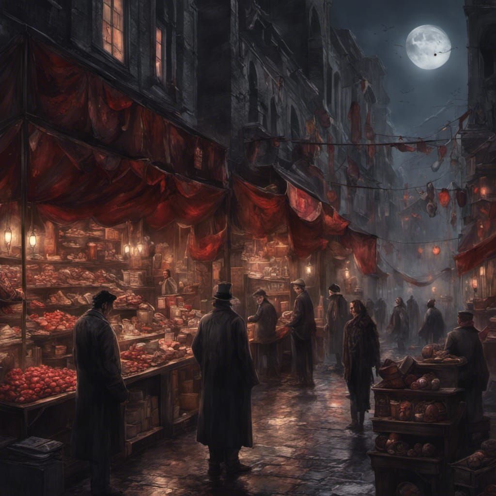 The red market - AI Generated Artwork - NightCafe Creator
