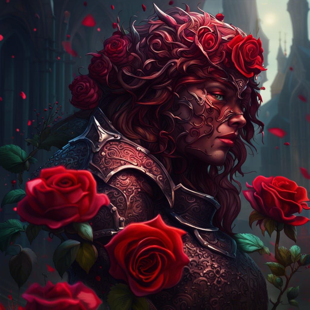 rose knight. - AI Generated Artwork - NightCafe Creator