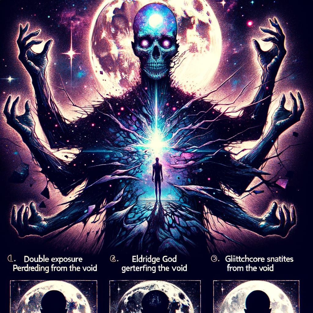 Manga sketch art a gorgeous eyecatching double exposure of a Eldridge ...