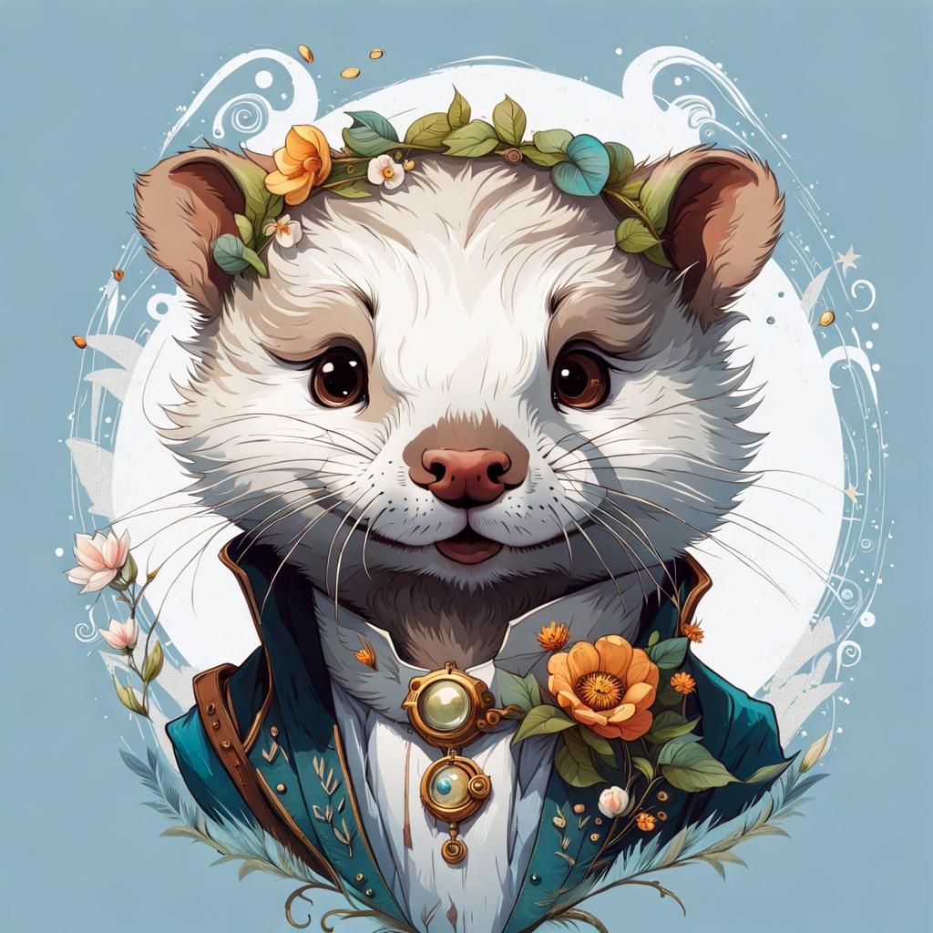 Otter or Ferret? You decide - AI Generated Artwork - NightCafe Creator