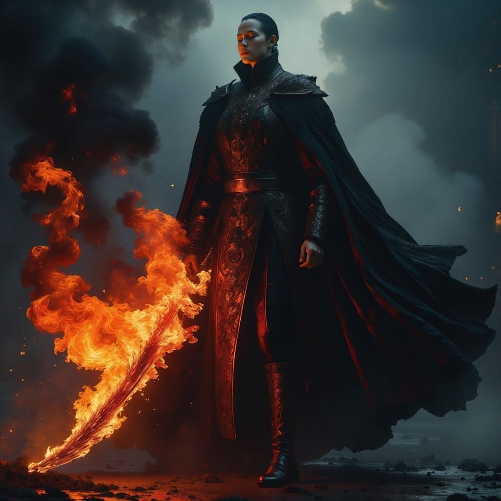 Lord of Fire; Wielder of Shadow and Flame; Avenger of the Innocents ...