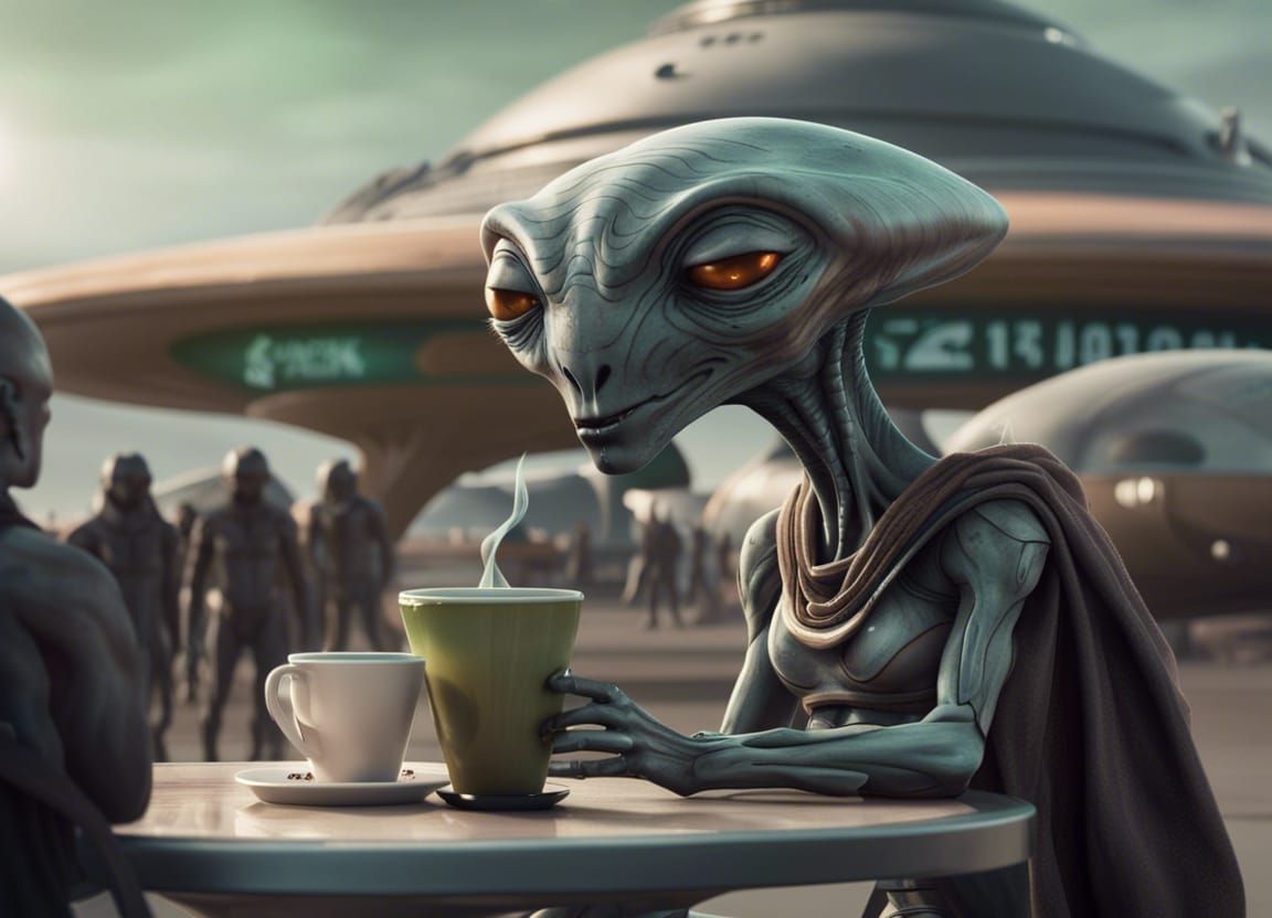 Mmmmm, space caffeine! - AI Generated Artwork - NightCafe Creator