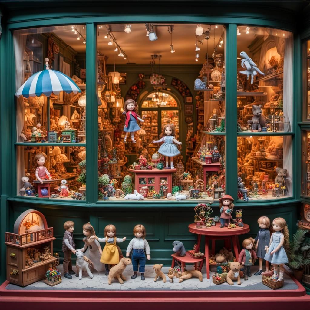 Window Display - AI Generated Artwork - NightCafe Creator